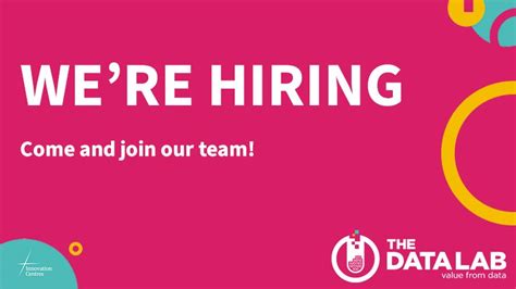 The Data Lab Innovation Centre On Linkedin Jobs Career Data Scotland Datascience