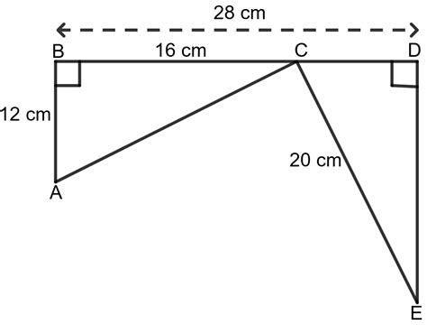 Show That The Two Triangles Given In The Following Figure Knowledgeboat
