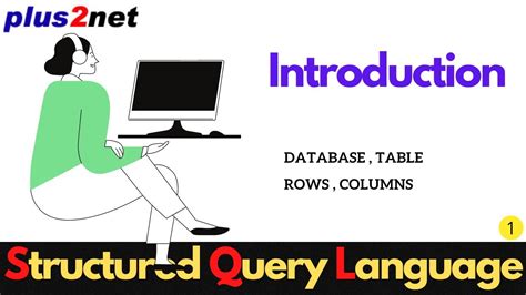 Introduction To Sql About Basics Of Database Tables Rows Columns Youtube