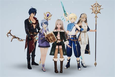 Pack Fantasy Anime Characters Unity Asset Store