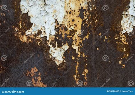 Rusty Metal Background With Streaks Of Rust Stock Image Image Of Metallic Dirty