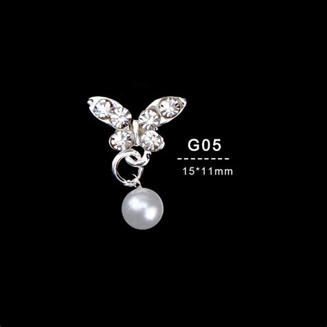 Florvida 1 шт Нейл арт драгоценные камни 3d Кристалл страз камни сплав кулон бант цвета