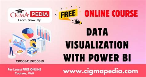 Data Visualization With Power Bi Free Online Course Cigma Pedia