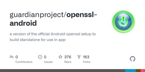 GitHub Guardianproject Openssl Android A Version Of The Official Android Openssl Setup To