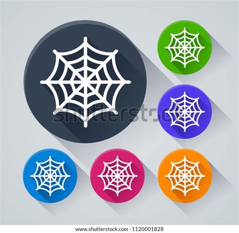 Illustration Cobweb Circle Icons Shadow Stock Vector Royalty Free 1120001828 Shutterstock