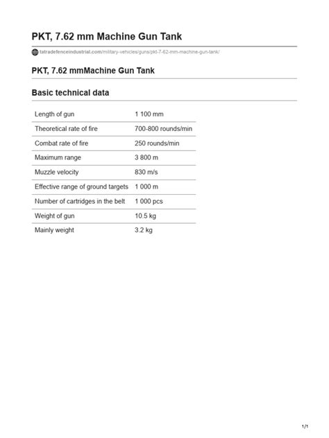 Pkt 762 Mm Machine Gun Tank Pdf