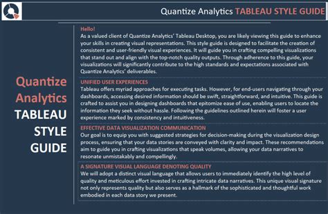 Check Out Our Example Of A Tableau Style Guide Check Out Our Example Of A Tableau Style Guide