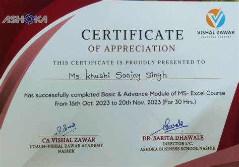 Khushi Singh On Linkedin Excited To Share That Ive Successfully Completed The Basic And Advance
