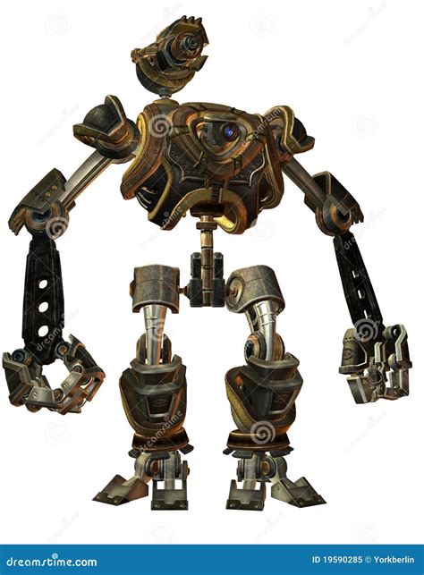 Fighting Robots Arm Wrestling Fight Confrontation Cartoon Vector CartoonDealer Com 87497971