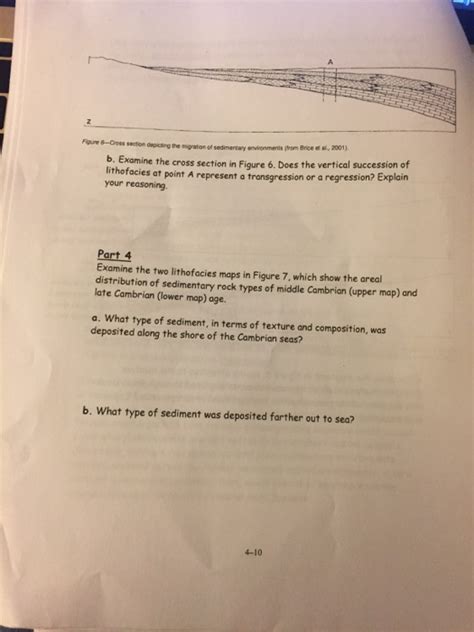 Exercise 4 Facies Relationships An Objective Of Many