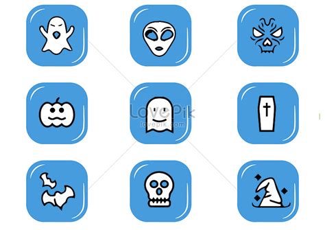 할로윈 아이콘 Png 일러스트 무료 다운로드 Lovepik