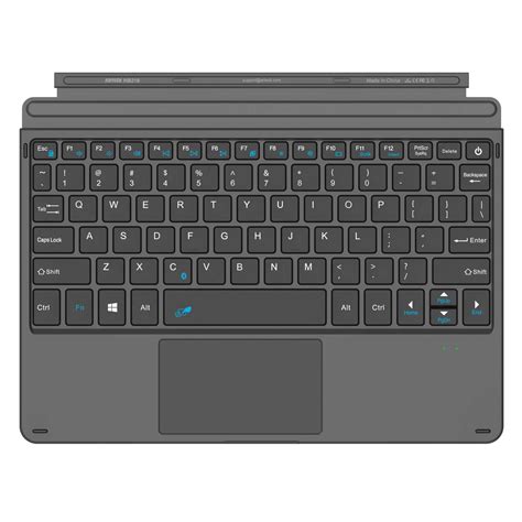 Arteck Microsoft Surface Go Type Cover Ultra Slim Portable Bluetooth Wireless Keyboard With
