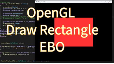 Part 7 Draw Rectangle In Opengl Using Ebo Youtube