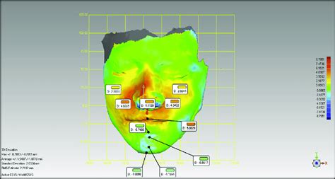 Three Dimensional Color Coded Map Displays The Areas And Magnitudes Of