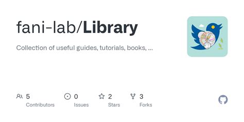 GitHub Fani Lab Library Collection Of Useful Guides Tutorials Books