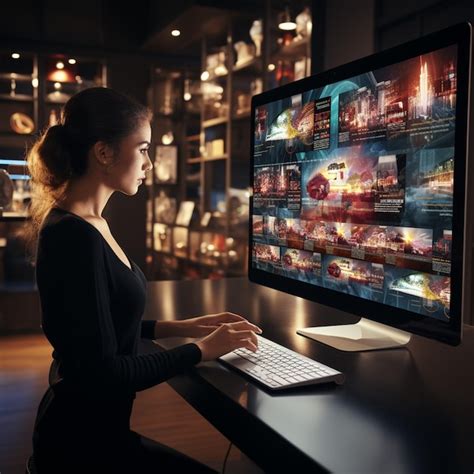 premium ai image computer network