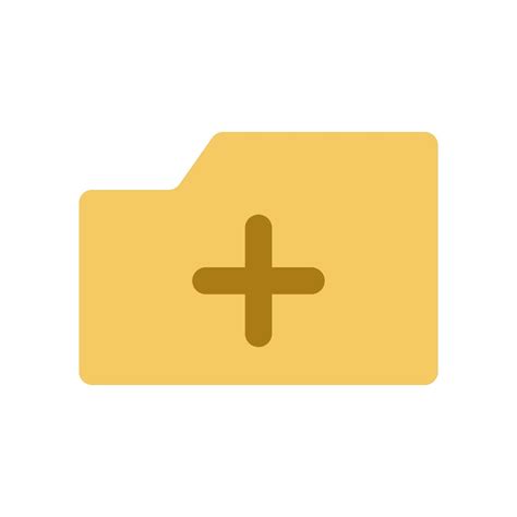 add folder icon creation of a new folder vector 26530040 vector art