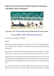 Are Muslim Men Allowed To Have Sex With Their Mothers And Babes A Fact Check Free