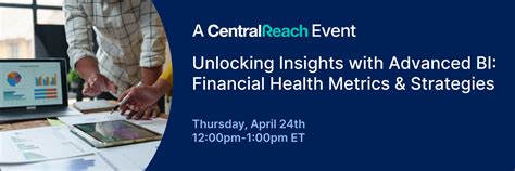 Webinar Unlocking Insights With Advanced Bi Financial Health Metrics And Strategies