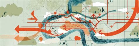 Flood Plan Illustration Showing Route Lines And Arrows Indicating Waterways And Flood Zones In