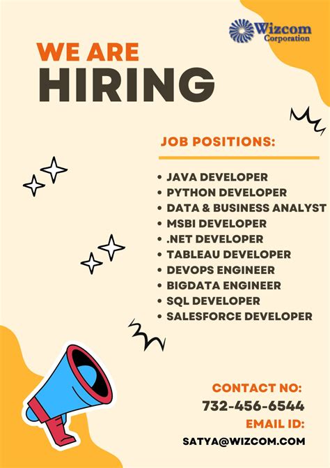 Note Hiring Tableau Java Developer Sql Devops Python