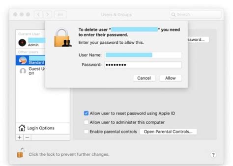 How To Delete Admin User On Mac Without Password