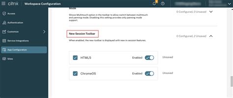 Session experience | Citrix Workspace app for ChromeOS