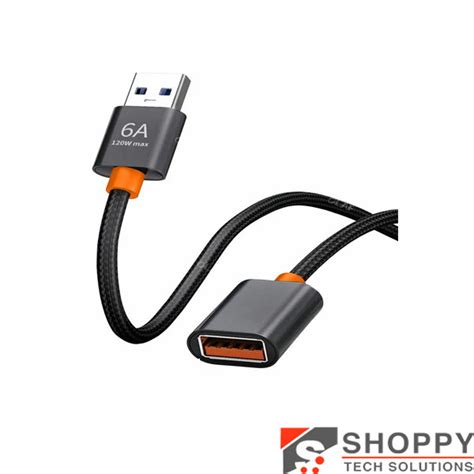 M Braided USB Extension Cord W USB Shoppy Computers Tech