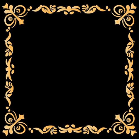 인증서 꽃 장식 프레임 경계 템플릿 프리미엄 벡터