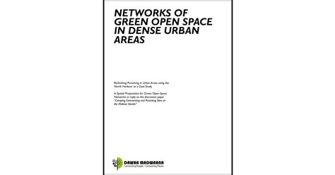 Networks Of Green Open Space In Dense Urban Areas Dawra Madwarna