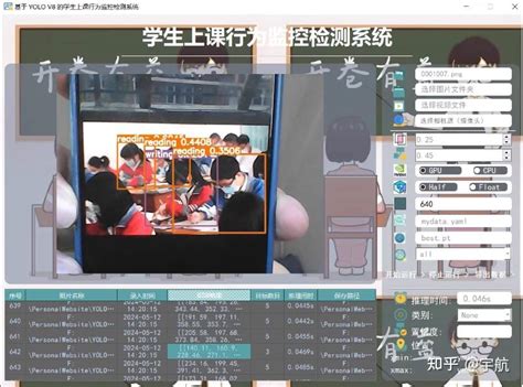 基于yolo V8的学生上课行为检测系统【python源码pyqt5界面数据集训练代码】有报告 知乎