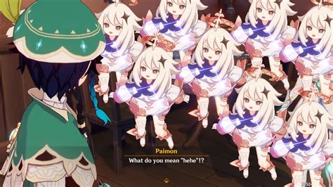 Paimon Exe [hehe Te Nanda Yo] 1 Million Times Edition Youtube