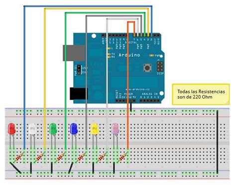 ROBÓTICA CON ARDUINO DIGITAL LED