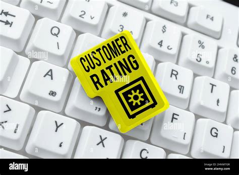 Hand Writing Sign Customer Rating Internet Concept Gauge The Customer