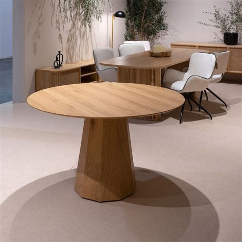 Mesa Redonda De Comedor Devora De 120cm