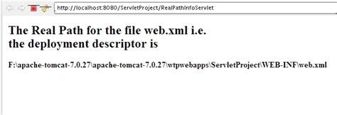 how to get real path for a file in jsp and servlet learn java by