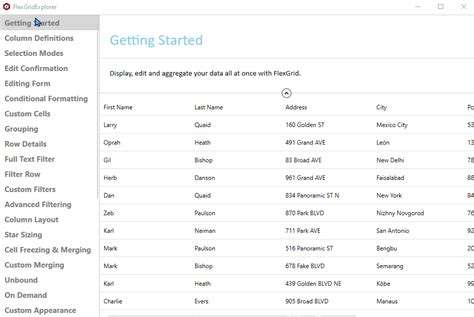 6 flex grid scrolling on selection with cellrange selectionmode