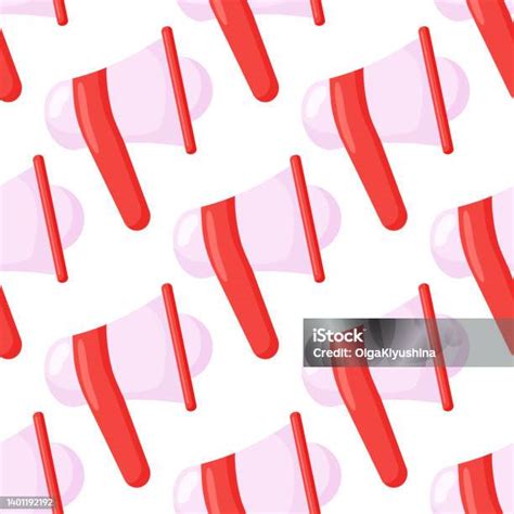 메가폰 메가폰 라우드 스피커 벡터 원활한 패턴 플랫 일러스트레이션 벡터 일러스트 레이 션 기민에 대한 스톡 벡터 아트 및 기타 이미지 Istock