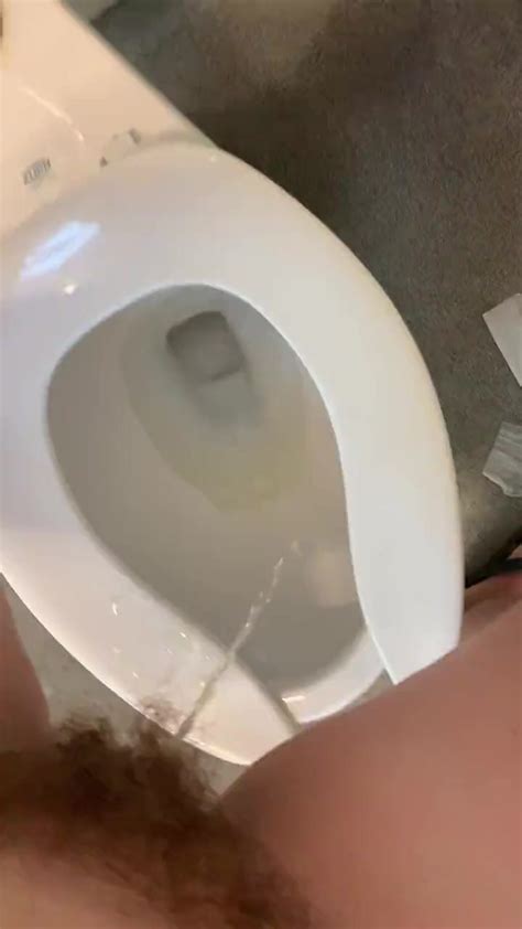 Hairy Piss Standing Over Toilet ThisVid