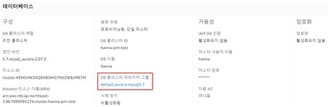 Db Cluster Parameter Group 과 Db Instance Parameter Group 의 차이점 및 활용