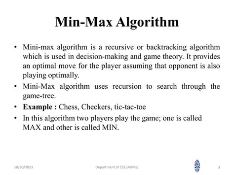 Minmax And Alpha Beta Pruningpptx