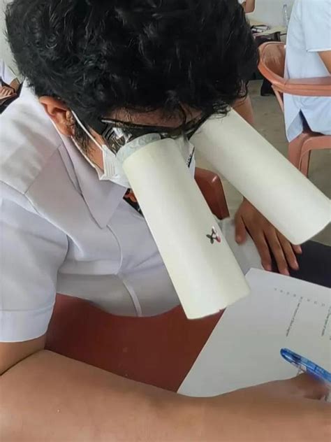 ‘anti Cheating Exam Hats In The Philippines Go Viral Dimsum Daily