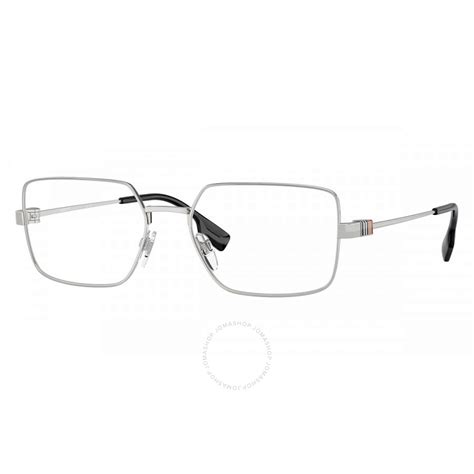 Burberry Eyewear Rectangular Frame Glasses In White Modesens