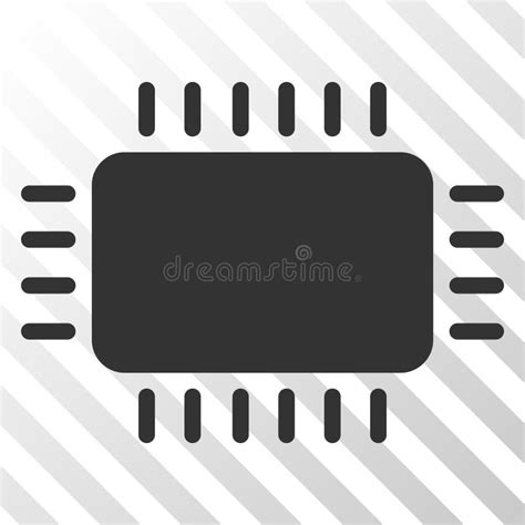 Microchip Vector Eps Icon Stock Vector Illustration Of Symbol 121756883