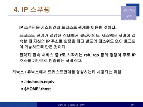 Part 4 네트워크 해킹 12장 스푸핑 김 미 진 Ppt Download