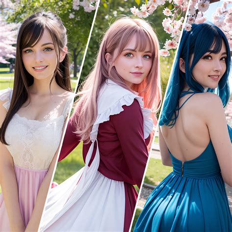 Artstation Spring Girls Ai