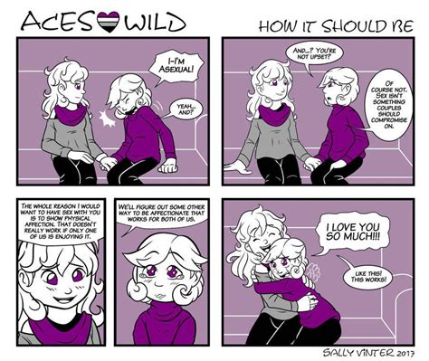 Aces Wild How It Should Be By Sallyvinter Asexual Relationships Lgbt Memes Ace Pride