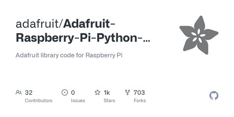 GitHub Adafruit Adafruit Raspberry Pi Python Code Adafruit Library Code For Raspberry Pi