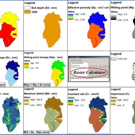 Process Diagram Of Estimating The Input Parameters In The Gridded