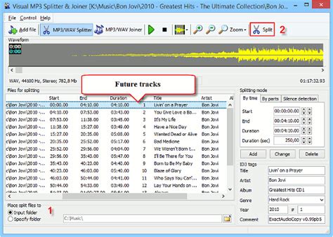 Split Audio Using A CUE File
